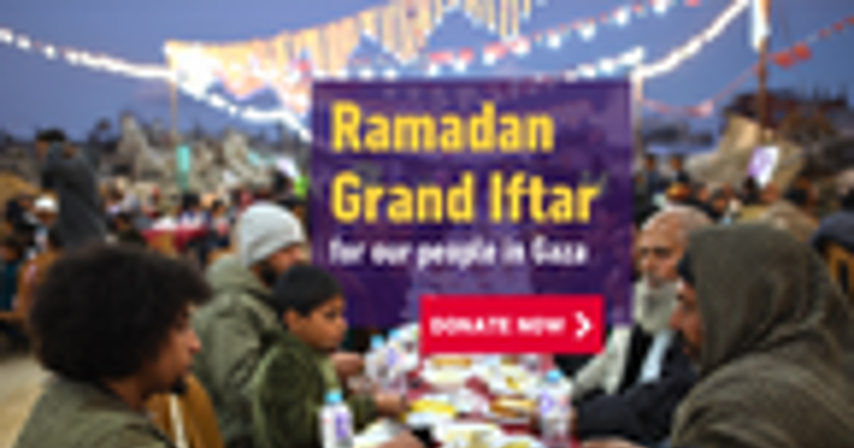 Gaza Grand Iftar | Human Appeal USA