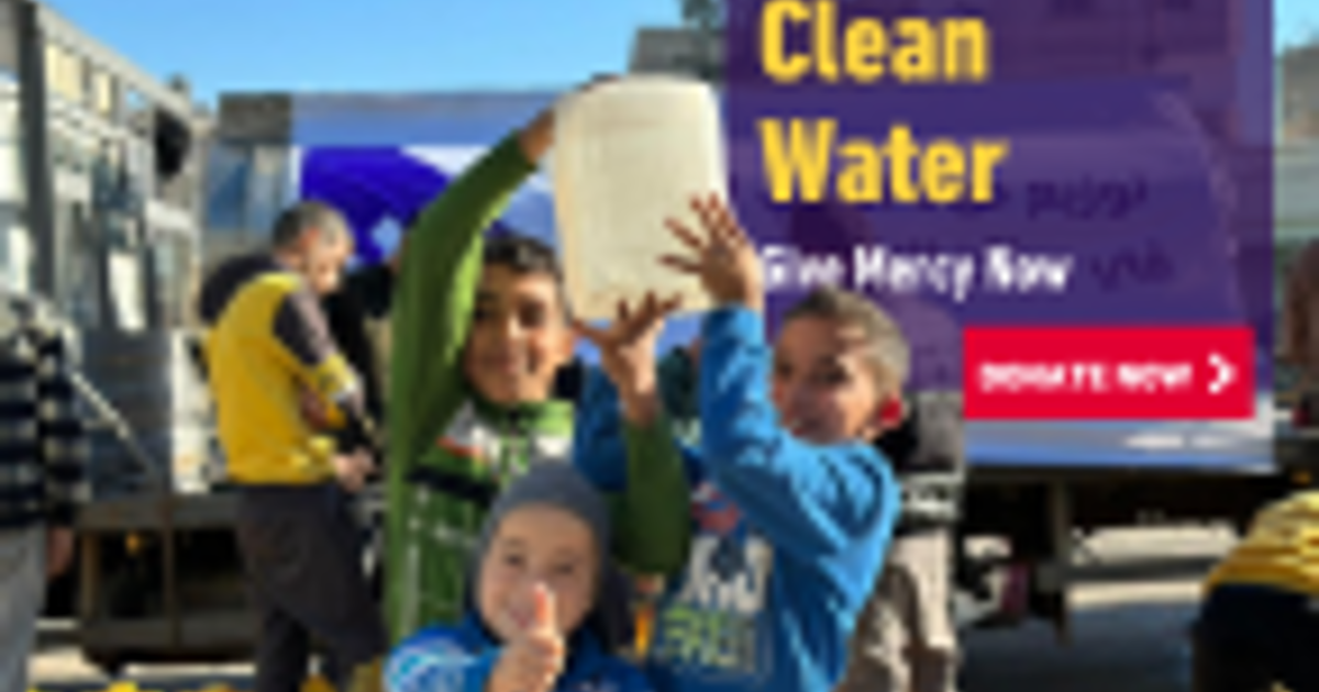 Donation Appeal For Safe Water | Human Appeal USA | Human Appeal USA